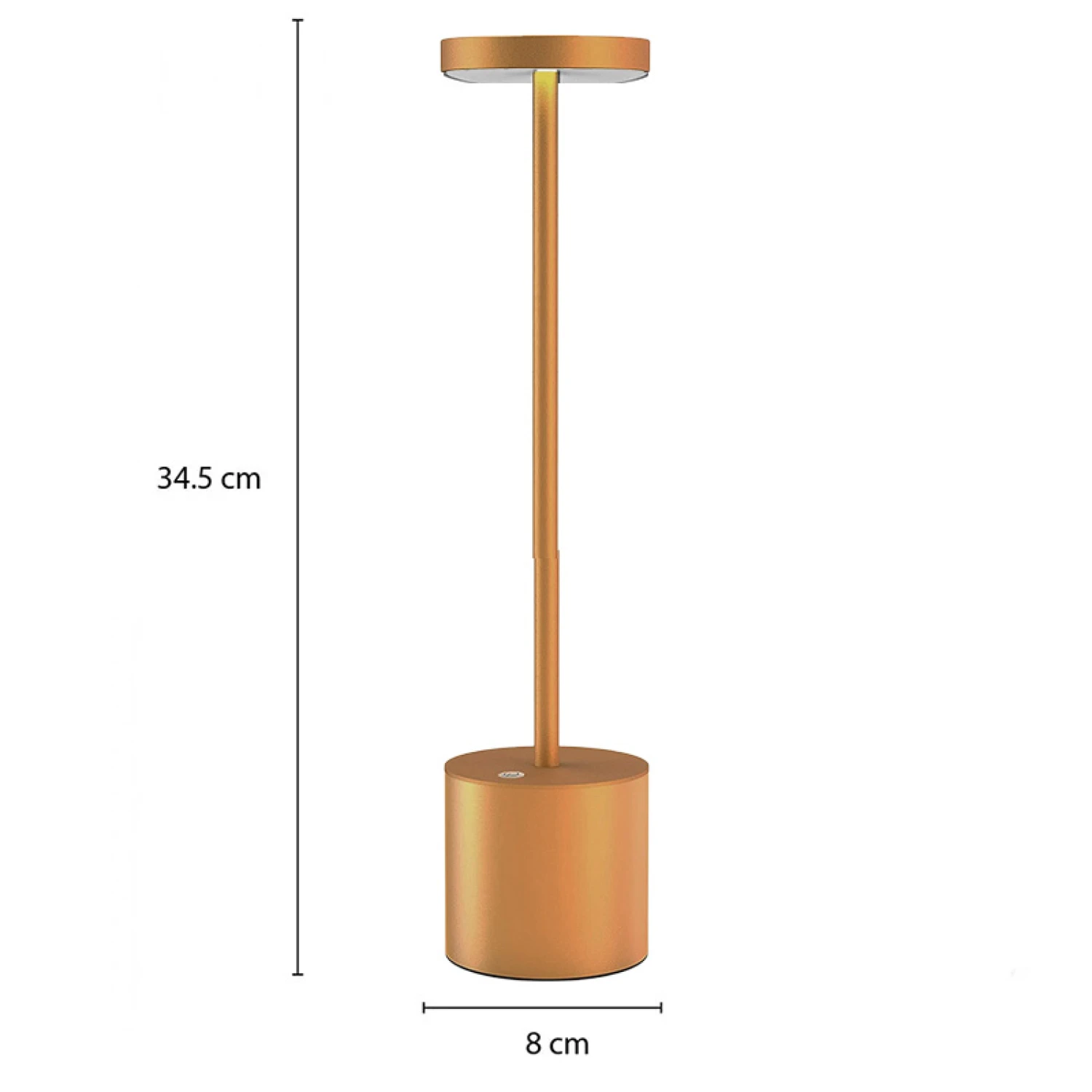 Lámpara de Mesa Nini Portátil Recargable Dimerizable Golden – Postura